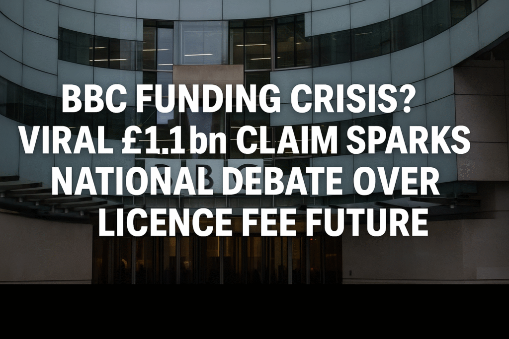 BBC Funding Crisis? Viral £1.1bn Claim Sparks National Debate Over Licence Fee Future | British ...
